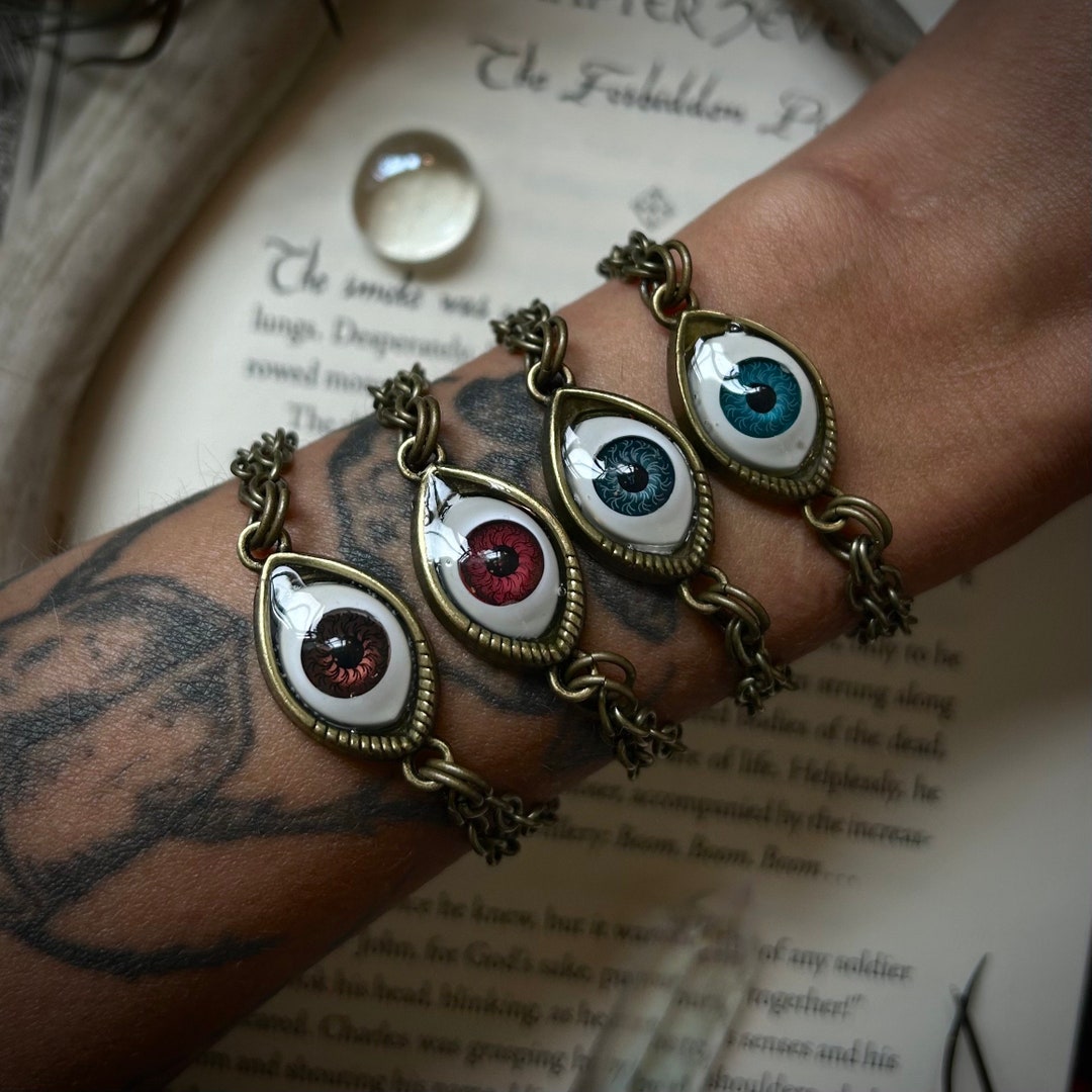 Third Eye Bronze Bracelet, Bronze Eye Jewelry - Etsy