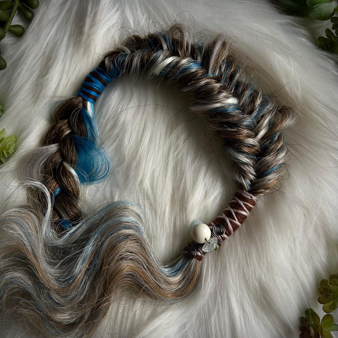 Clip-in Fancy Fairy Braid, 1 Adorned Faux Braid, Fancy Fairy Braid ...