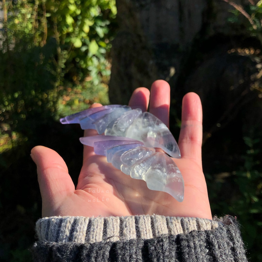 Fluorite Crystal Bat, Crystal Bat, Fluorite Bat, Rainbow Fluorite ...