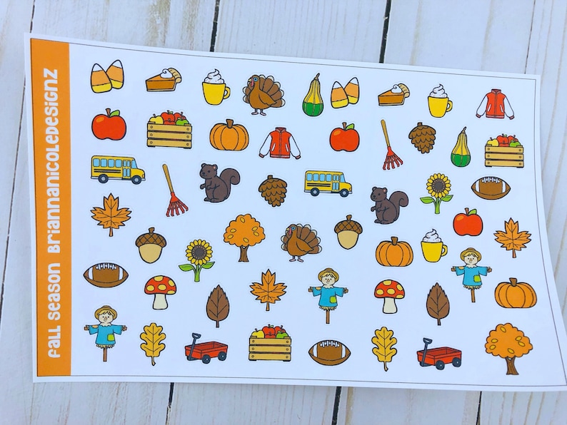 Fall Season | Fall | Autumn Stickers| Pumpkins| Cozy Fall Stickers ...