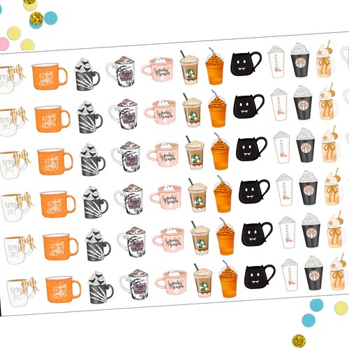 Morning Coffee Planner Sticker Coffee Stickers - Etsy