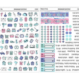 KIT 276 Travel | Planner Stickers | Vacation Stickers - Etsy