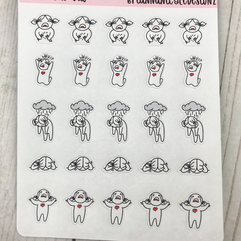 Bad Day Stickers - Etsy