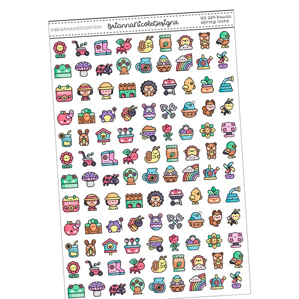Kawaii Planner Stickers - Etsy