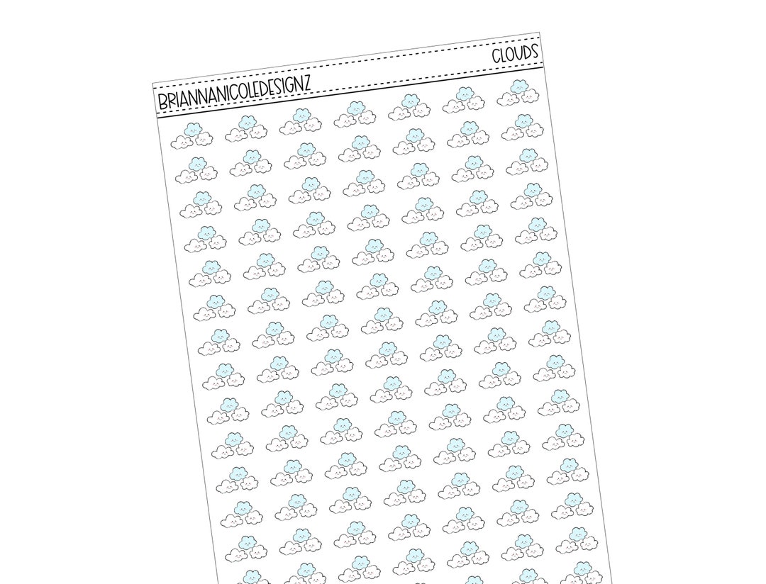 Clouds | Planner Stickers - Etsy