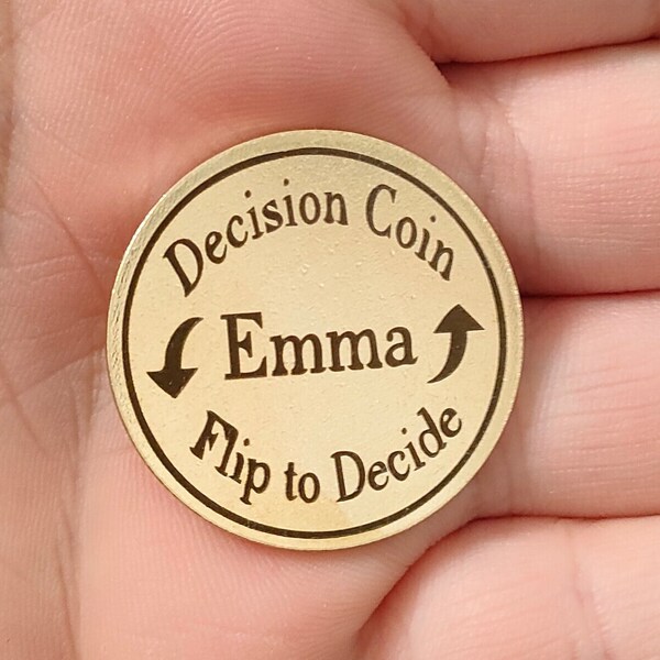 Decision Coin - Etsy UK