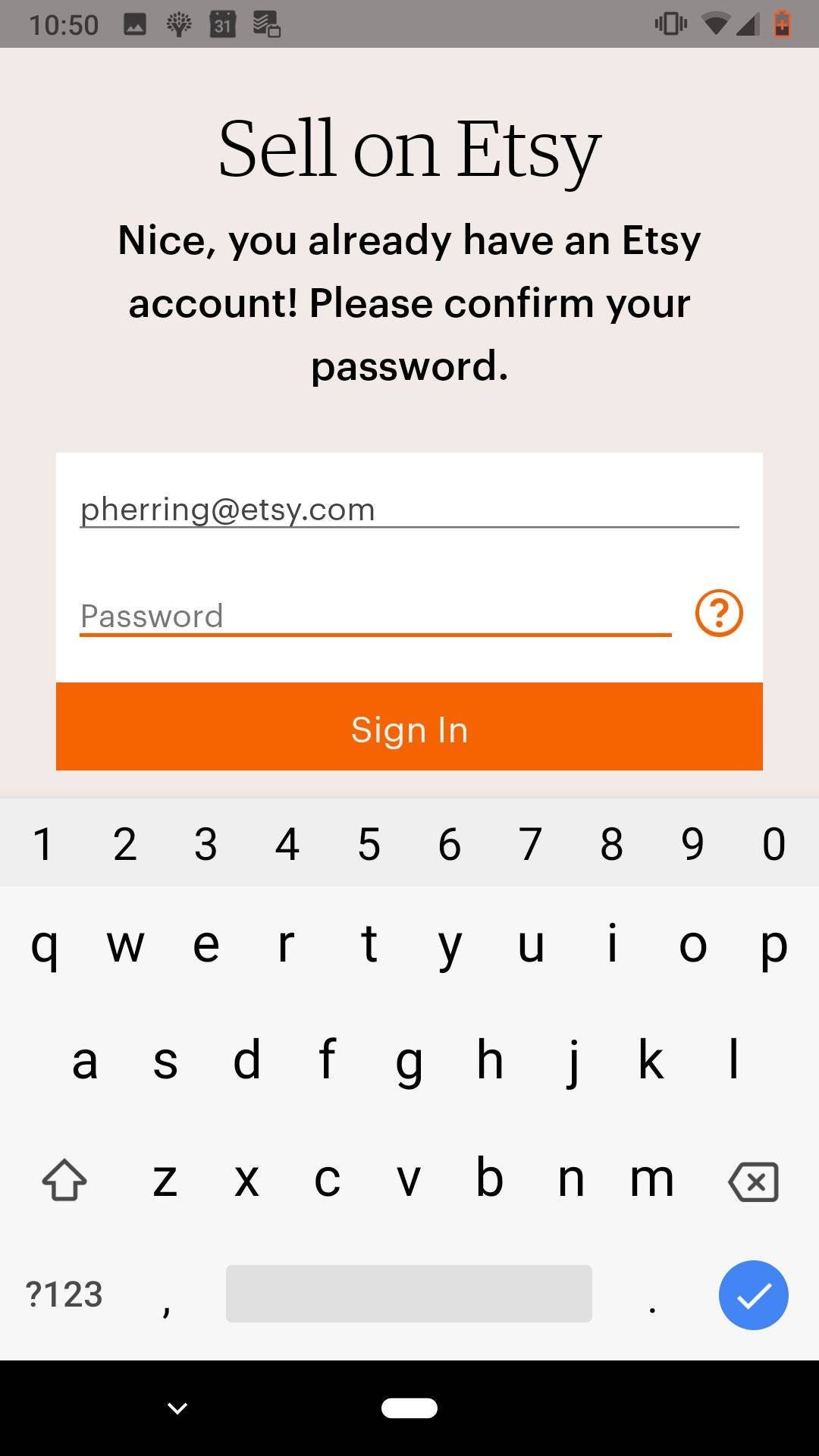 Test Screenshot - Etsy