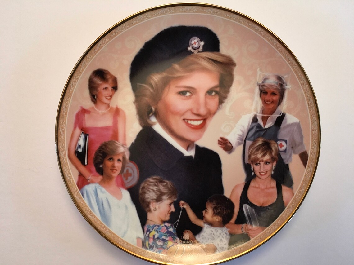 Princess Diana Plate Beautiful Royal Worcester Princess | Etsy
