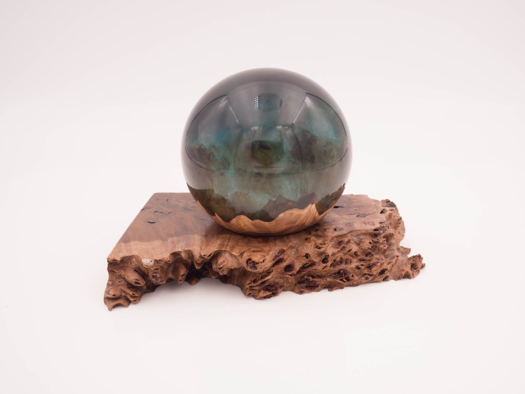 Resin Burl Wood Ball - Etsy