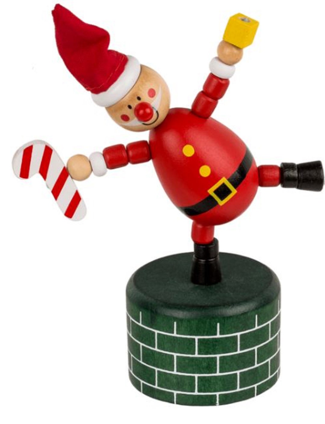 Traditional Push up Figures - Santa, Christmas Tree, Reindeer , Angel ...