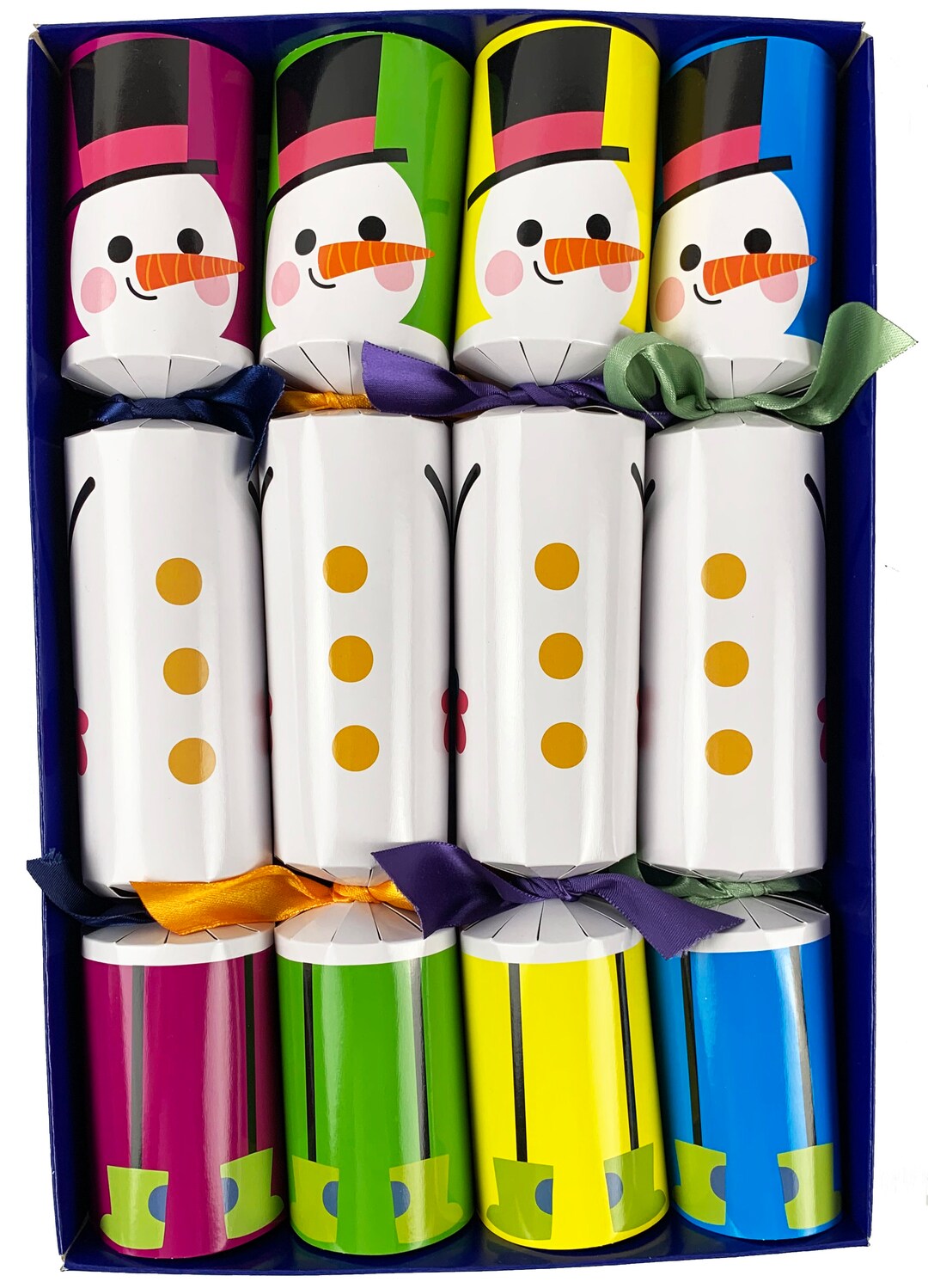 Box of 4 Family Fun Finger Puppet Christmas Crackers - Assorted Designs ...