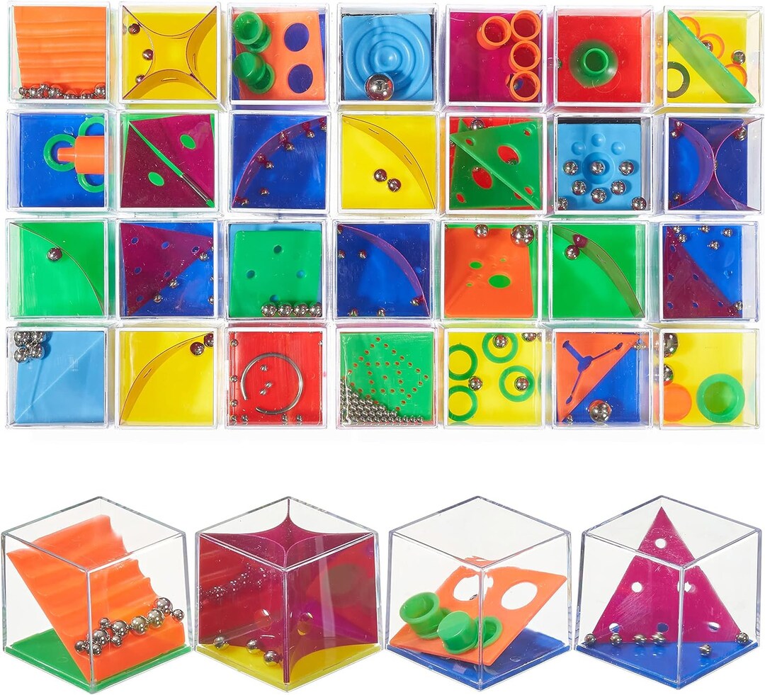 Mini Brain Teaser Puzzles: Set of 6 Mind-boggling Games - Etsy