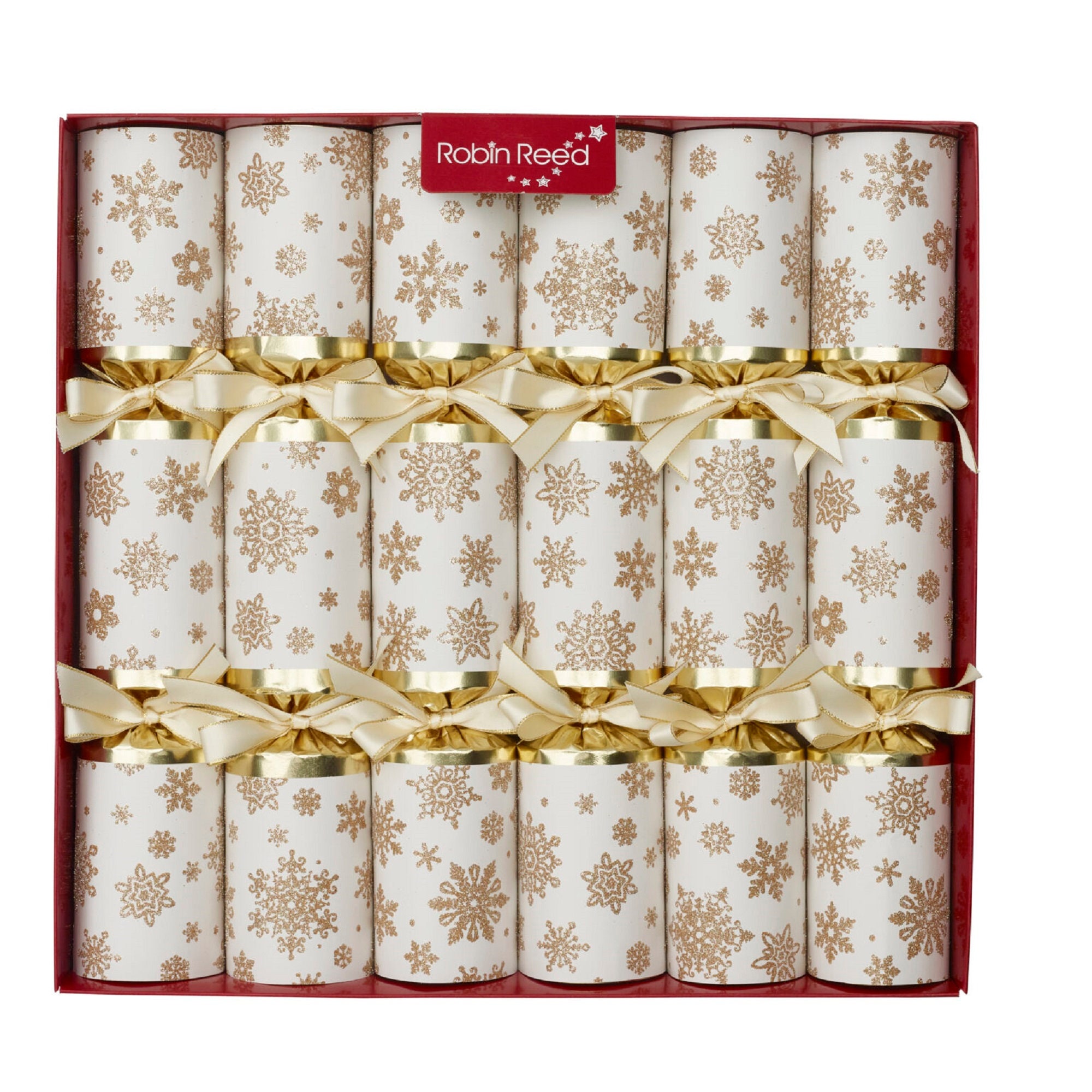 Set of 6 Dazzle Christmas Crackers - by Robin Reed
