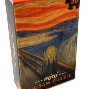 Mini Masterpiece Jigsaw Puzzle in a Matchbox - 50 Piece. Assorted Famous Paintings - Etsy UK