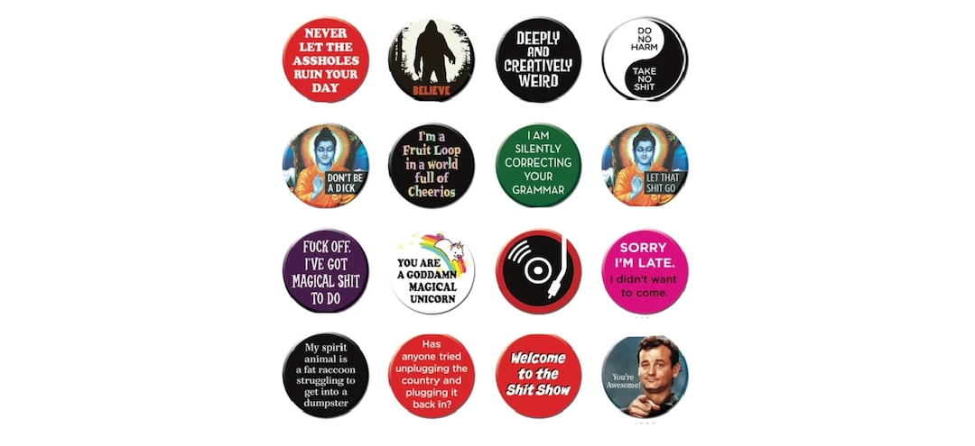 Badges for Adults! Fun and Sassy Badges - Ideal for Christmas Cracker ...