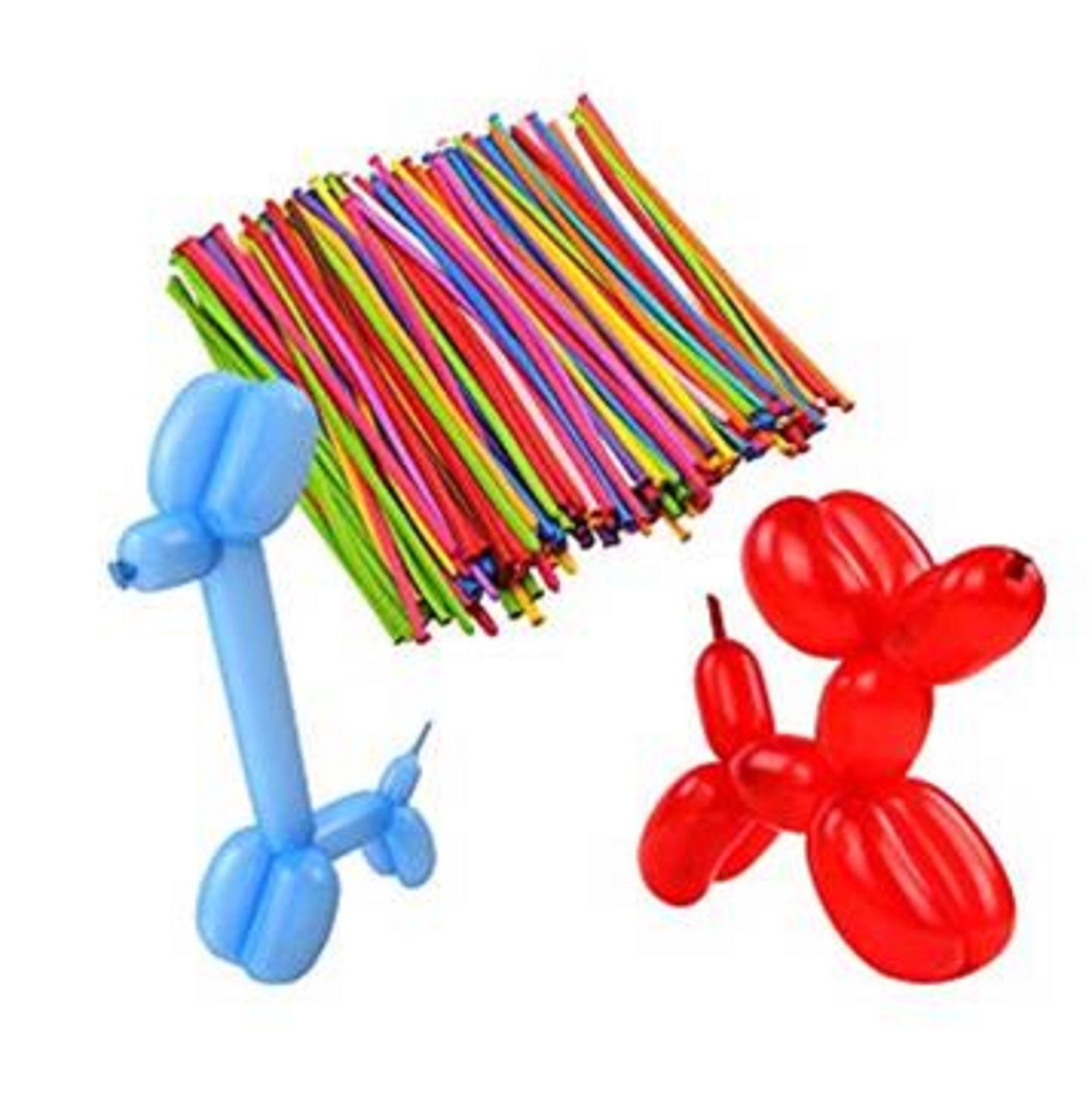 Set of 8 Animal Balloon Modelling Kit Family Christmas Crackers ...