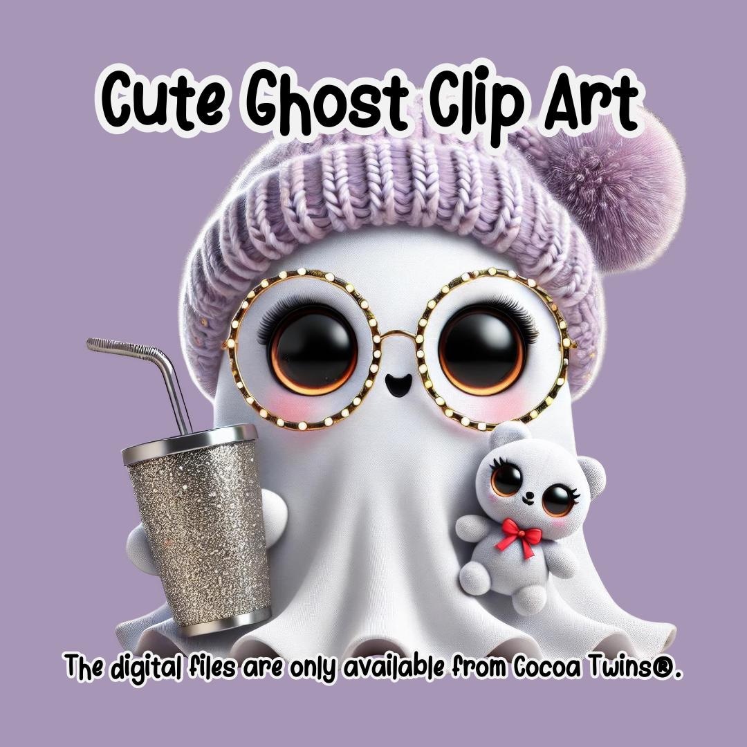Cute Ghost PNG Clip Art Halloween Transparent Background High ...