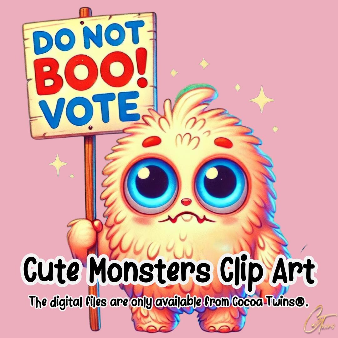 Cute Monster PNG Clip Art Halloween Transparent Background High ...