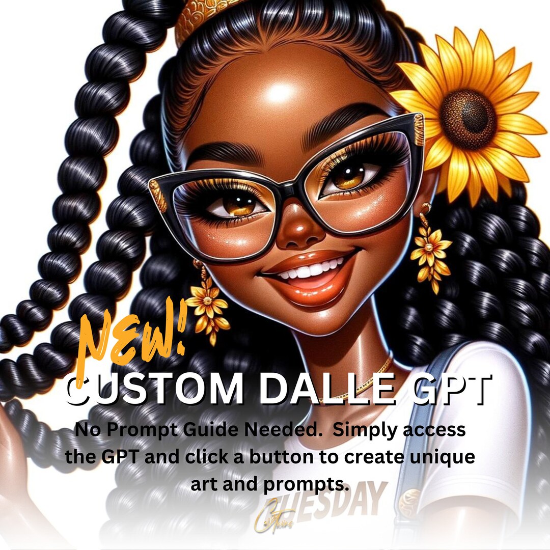 Custom DALLE GPT Push Button Art Creation Fast, Unique Digital Art & Monetization Coach ChatGPT ...