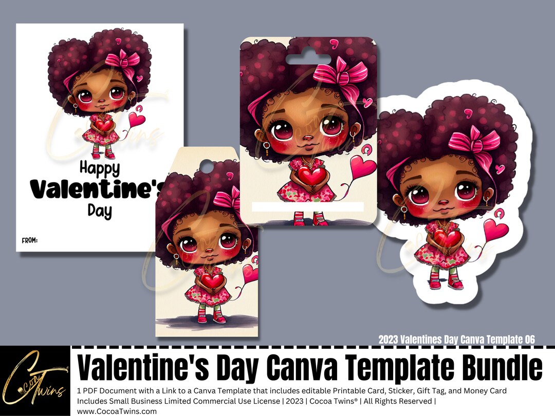 Printable Valentine Day Bundle Printable Sticker Printable Gift Tag ...