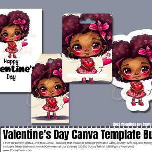 Printable Valentine Day Bundle Printable Sticker Printable Gift Tag ...