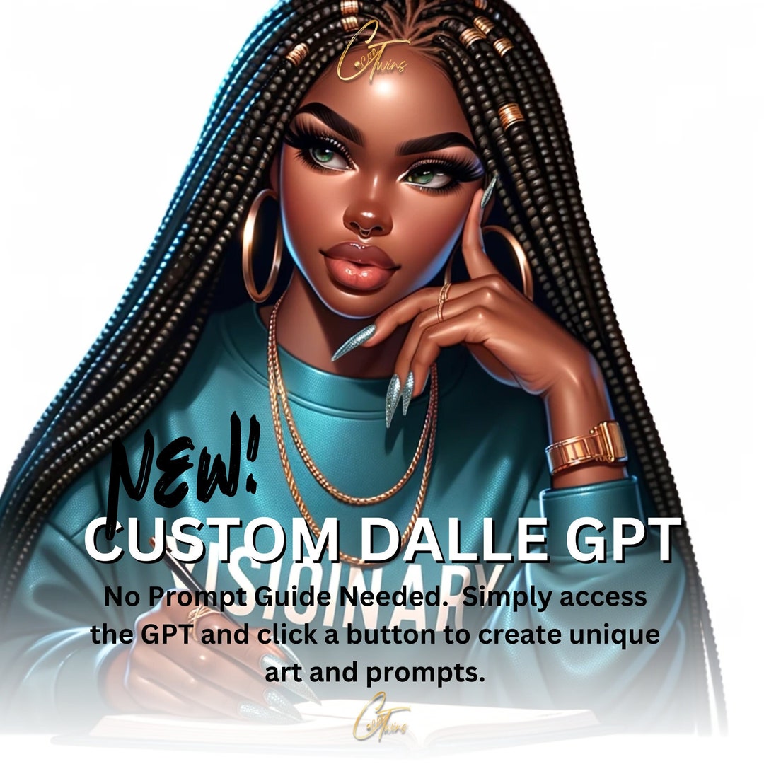 Custom DALLE GPT Push Button Art Creation Fast, Unique Digital Art & Monetization Coach Chatgpt ...