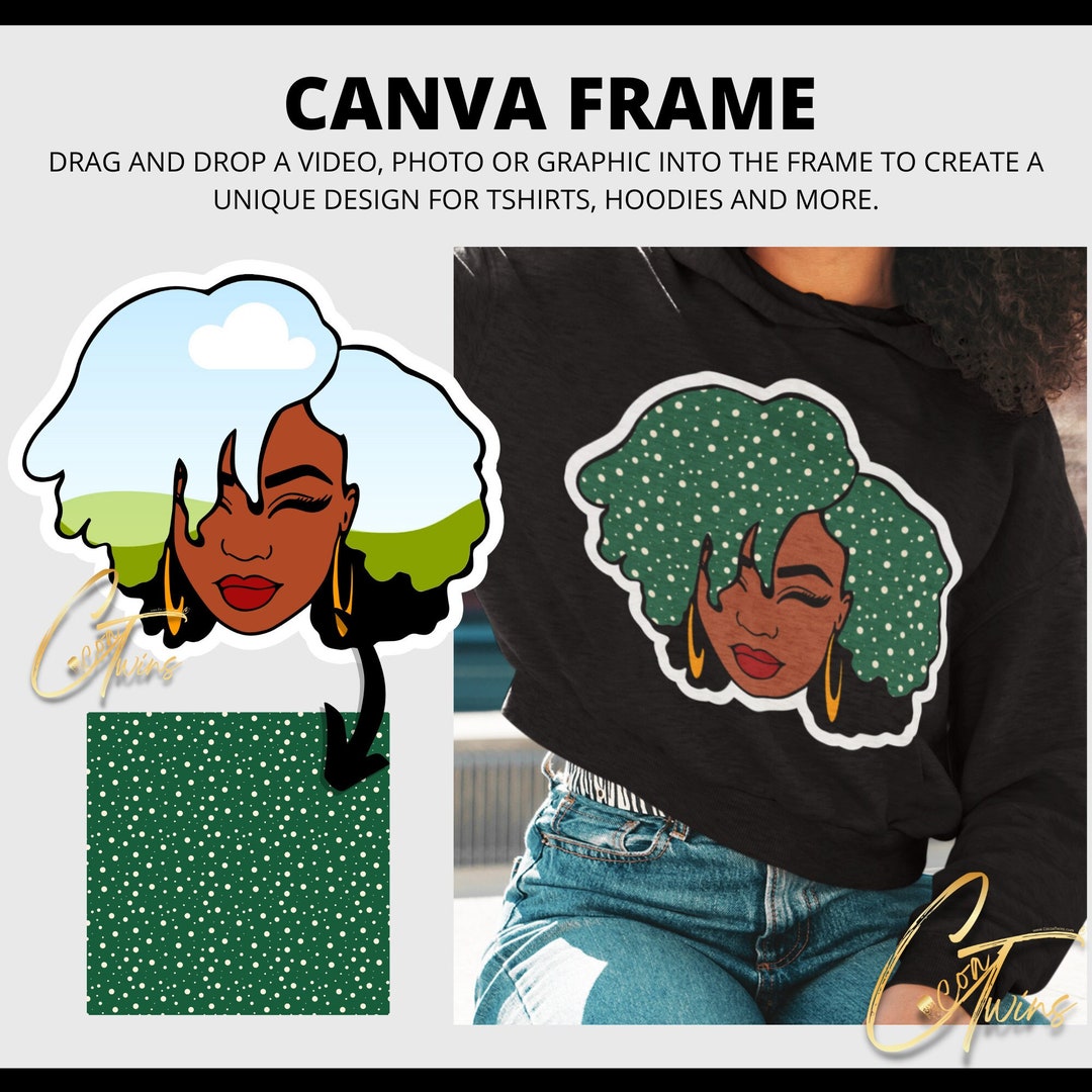 Canva Frame, Add Your Own Photo, Graphic or Video to Create a Unique ...