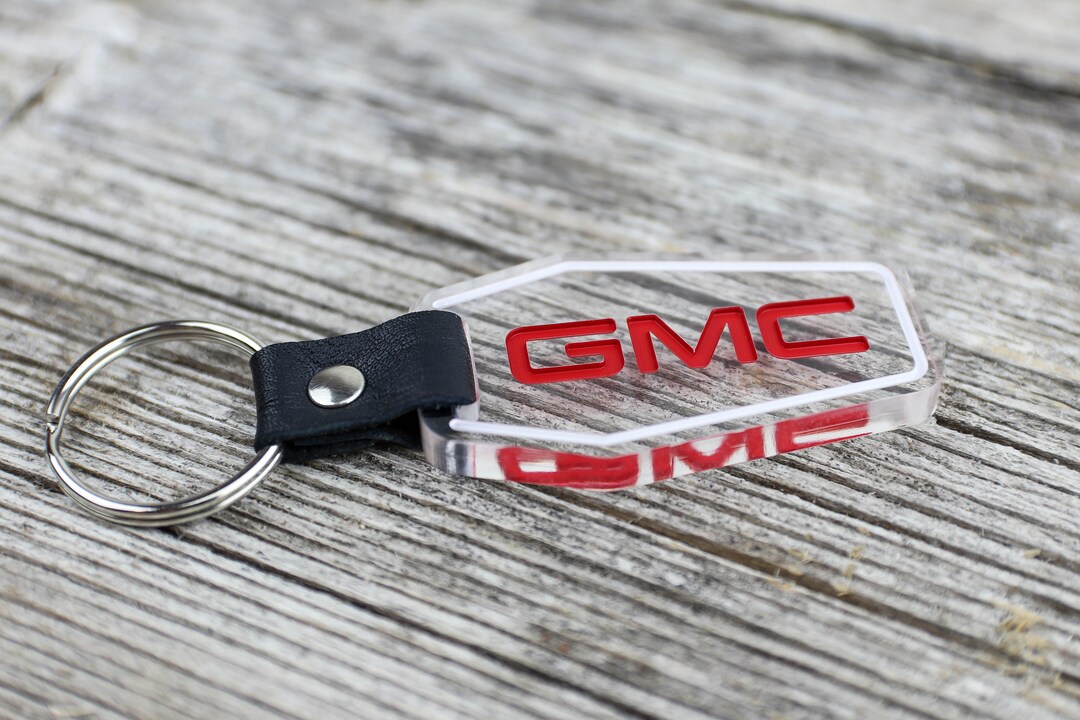 GMC Keychain: Sierra, Acadia, Canyon, Terrain, Yukon - Plexiglass ...