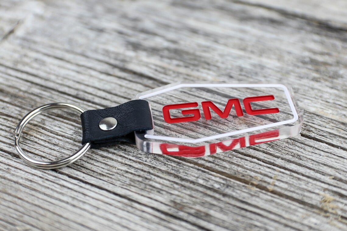 GMC keychain SIERRA Acadia Canyon TERRAIN Yukon key fob key | Etsy