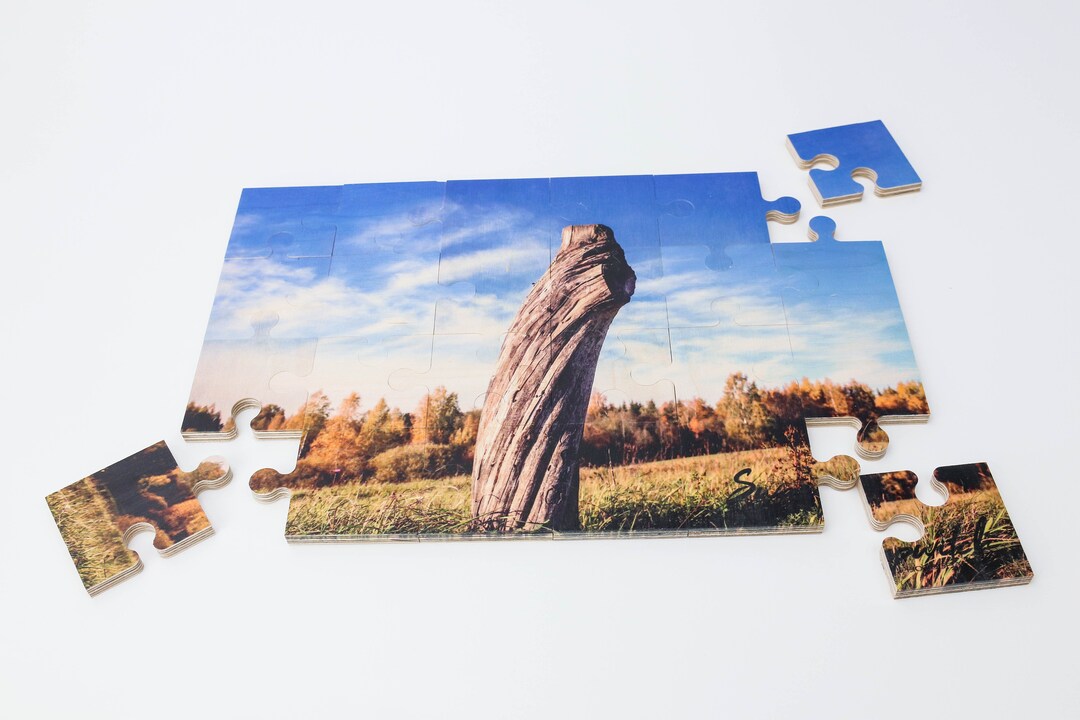 Personalized Wooden Puzzle From Your Photo Custom Wooden - Etsy