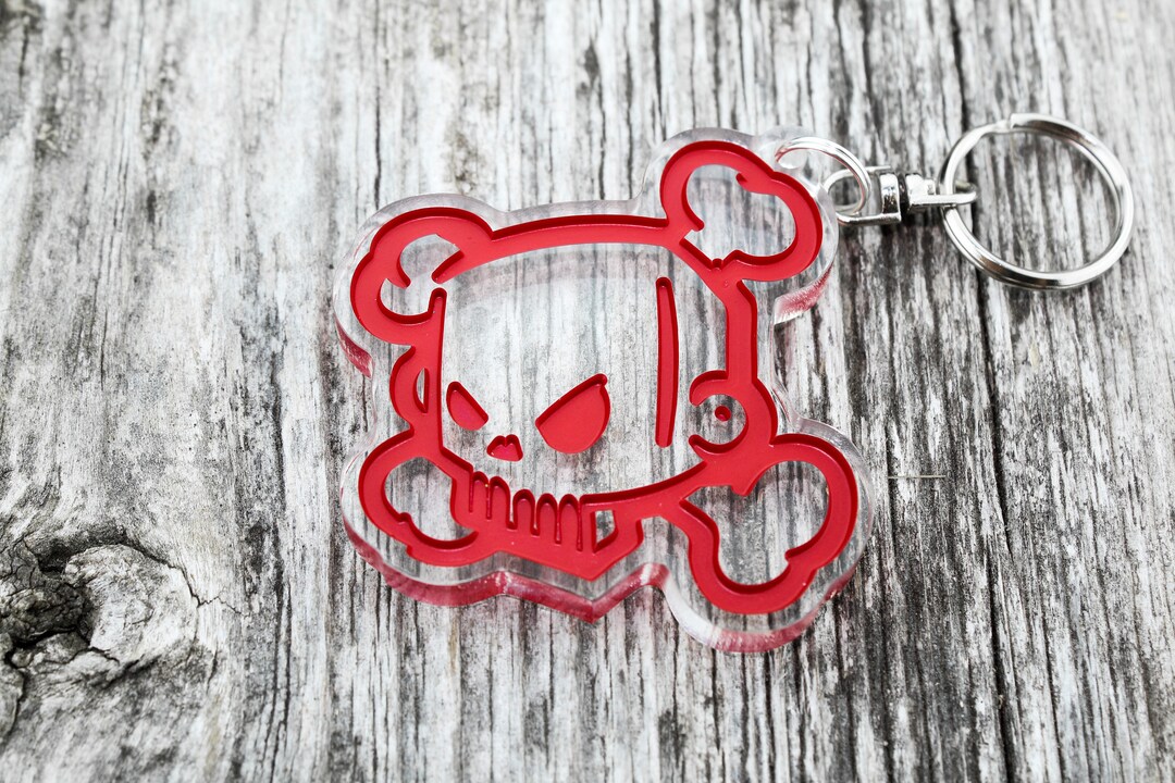 Skull Keychain Ken Block Hoonigan Automotive Car Accessory Llavero ...