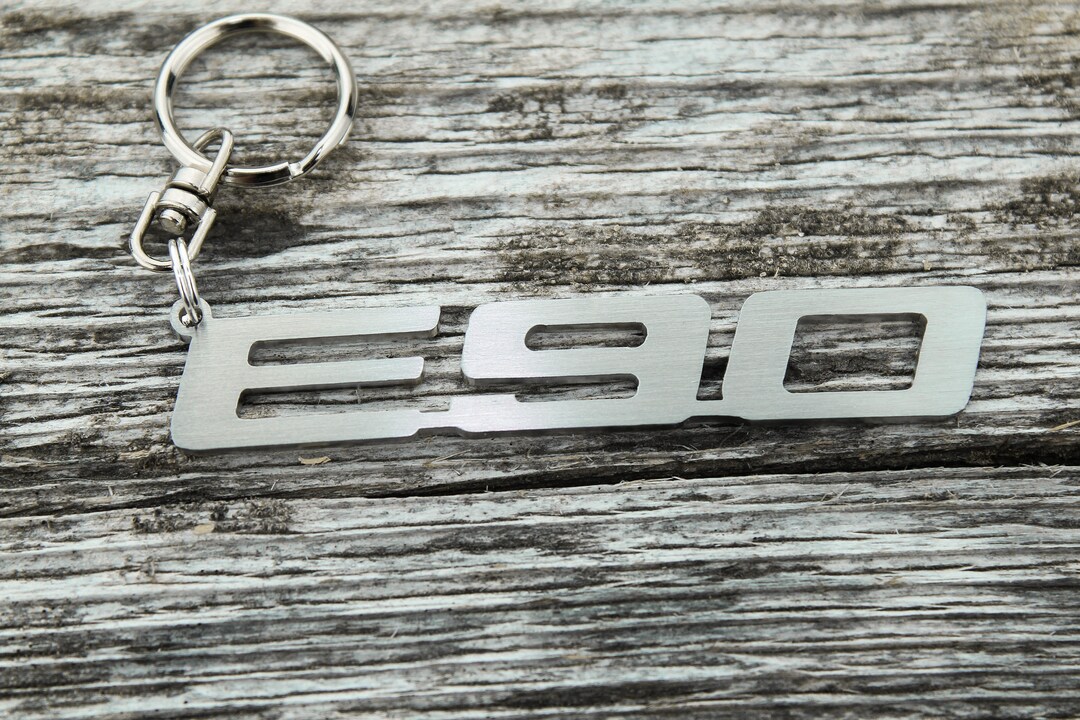 E90 Keychain Car Auto Gigt Key Ring Stainless Steel Accesories Car Auto ...