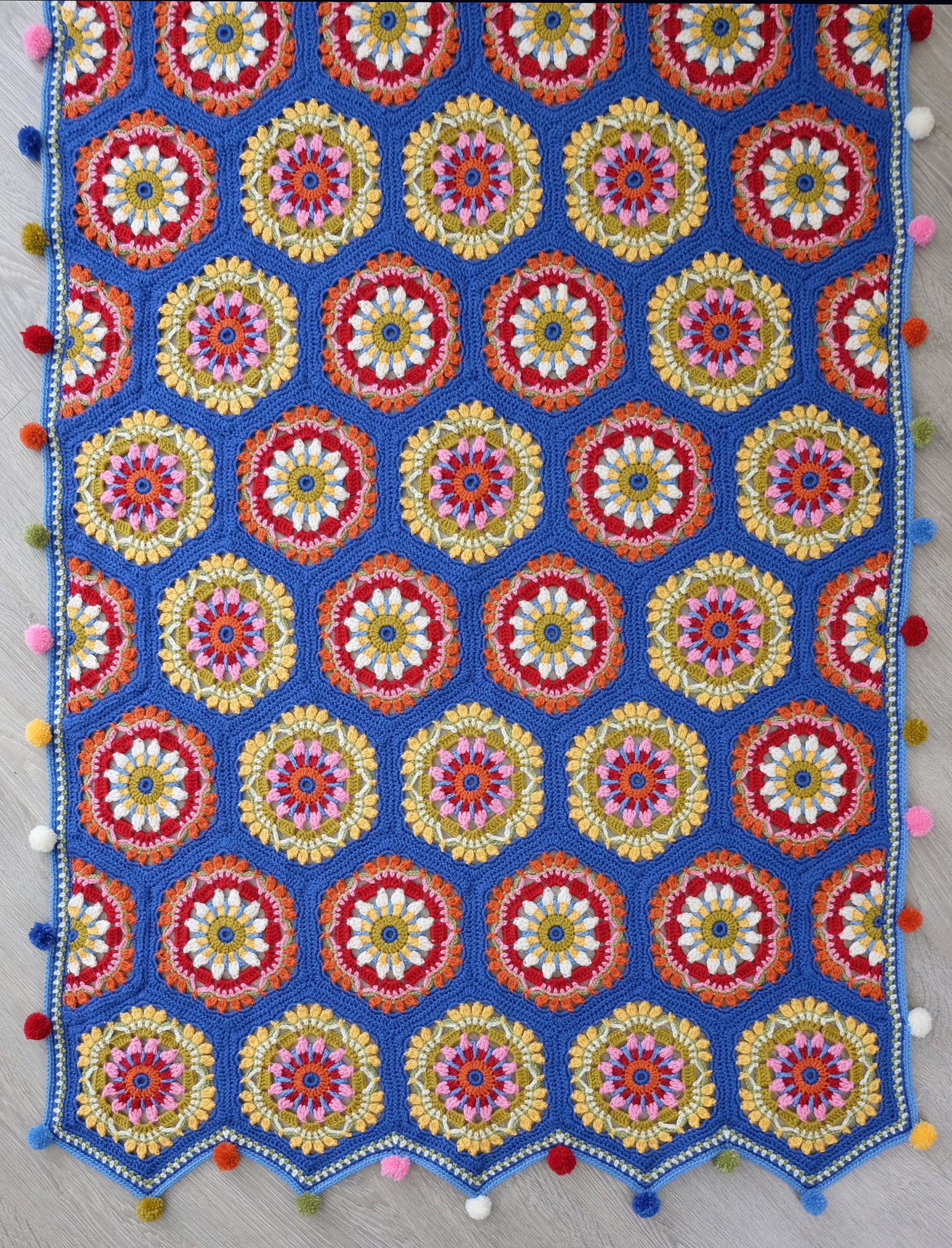 The Blue House Blanket Pattern - Etsy Australia