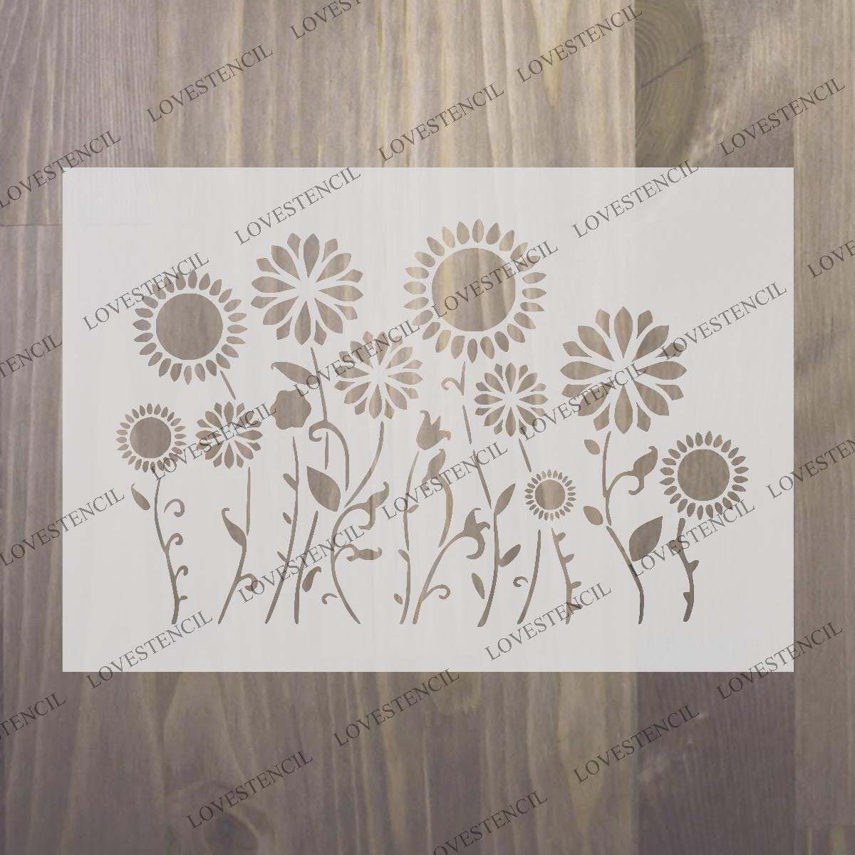 CHOOSE DESIGN A5 Flowers Leaves Plants Stencils. - Etsy UK