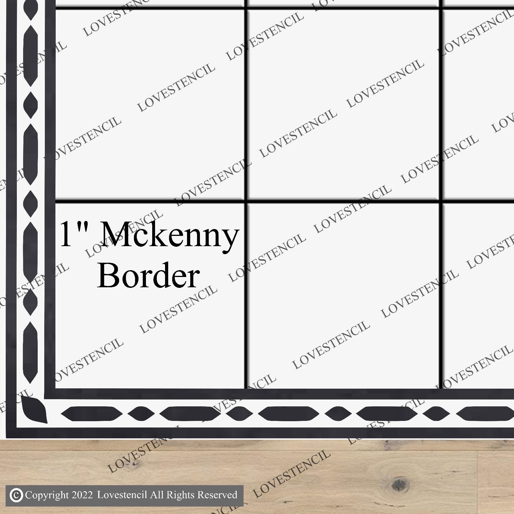 Tile Border/corner Stencils Lovestencil - Etsy
