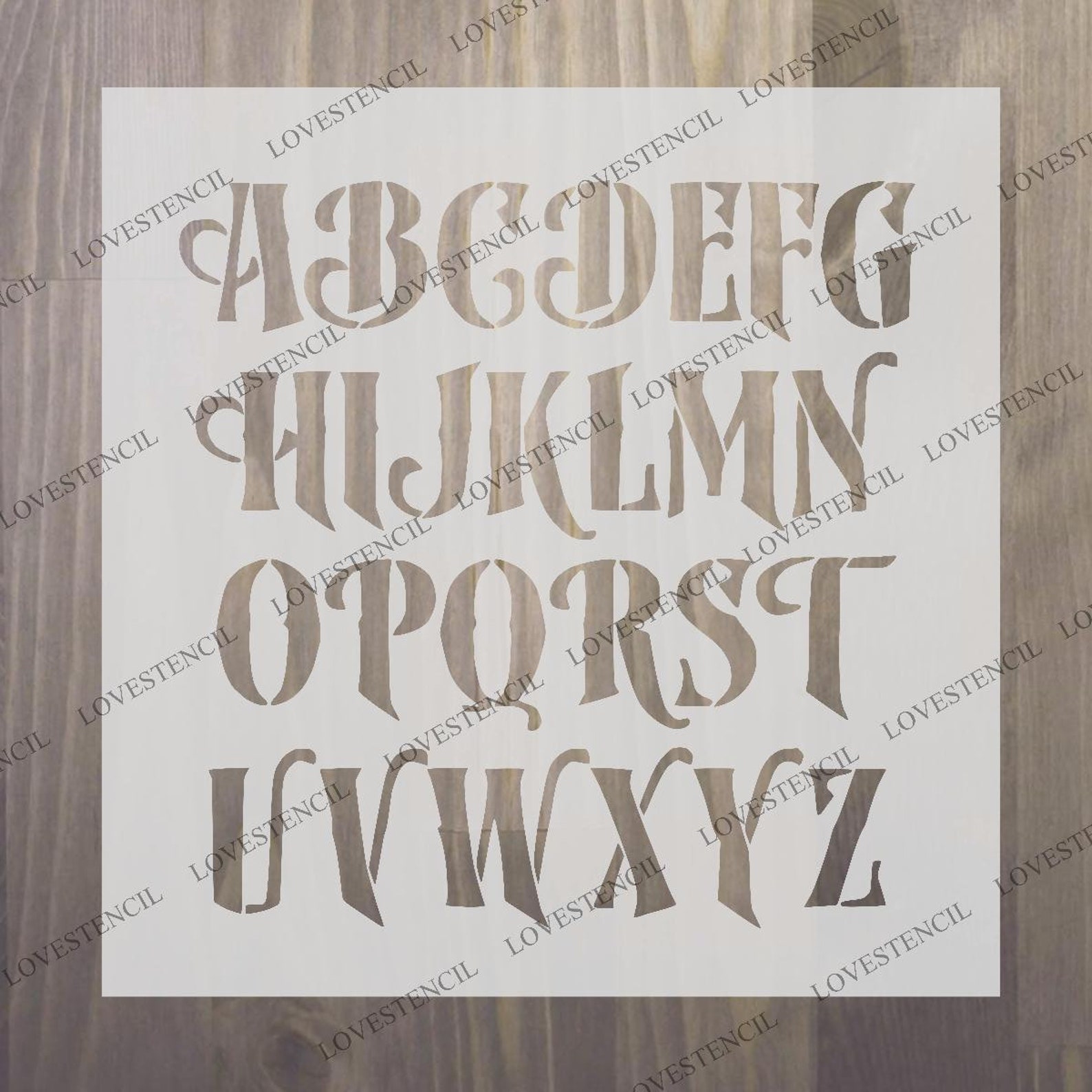 Alphabet Stencils. Small. for Craft - Etsy