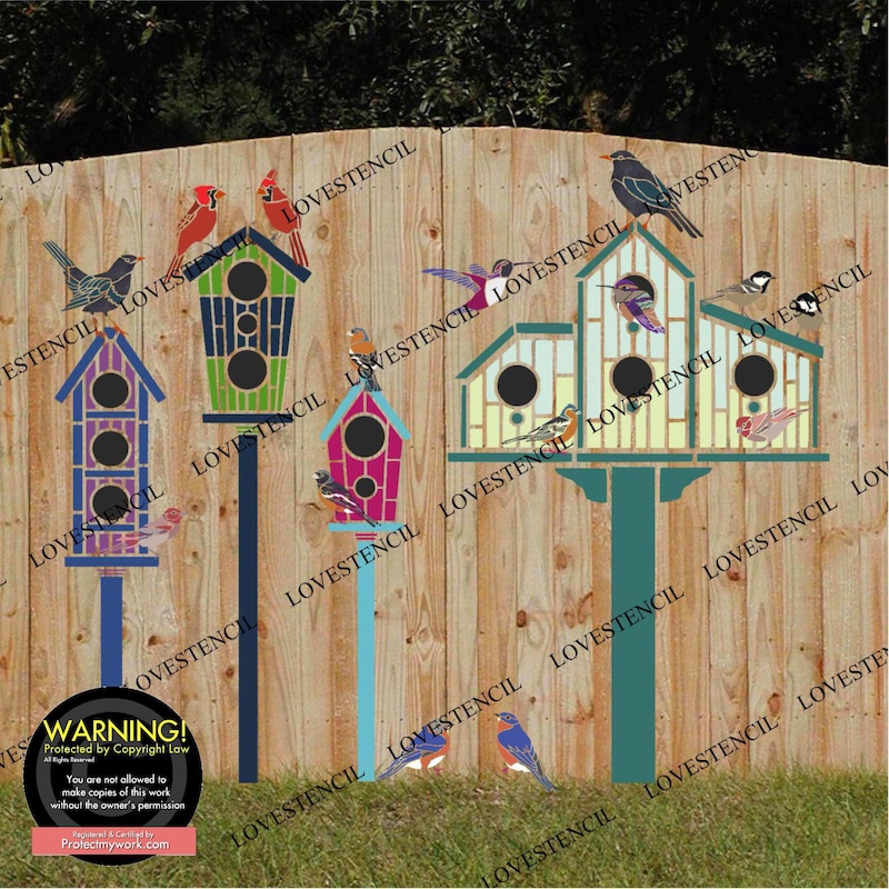 Garden Fence Murals - Etsy UK
