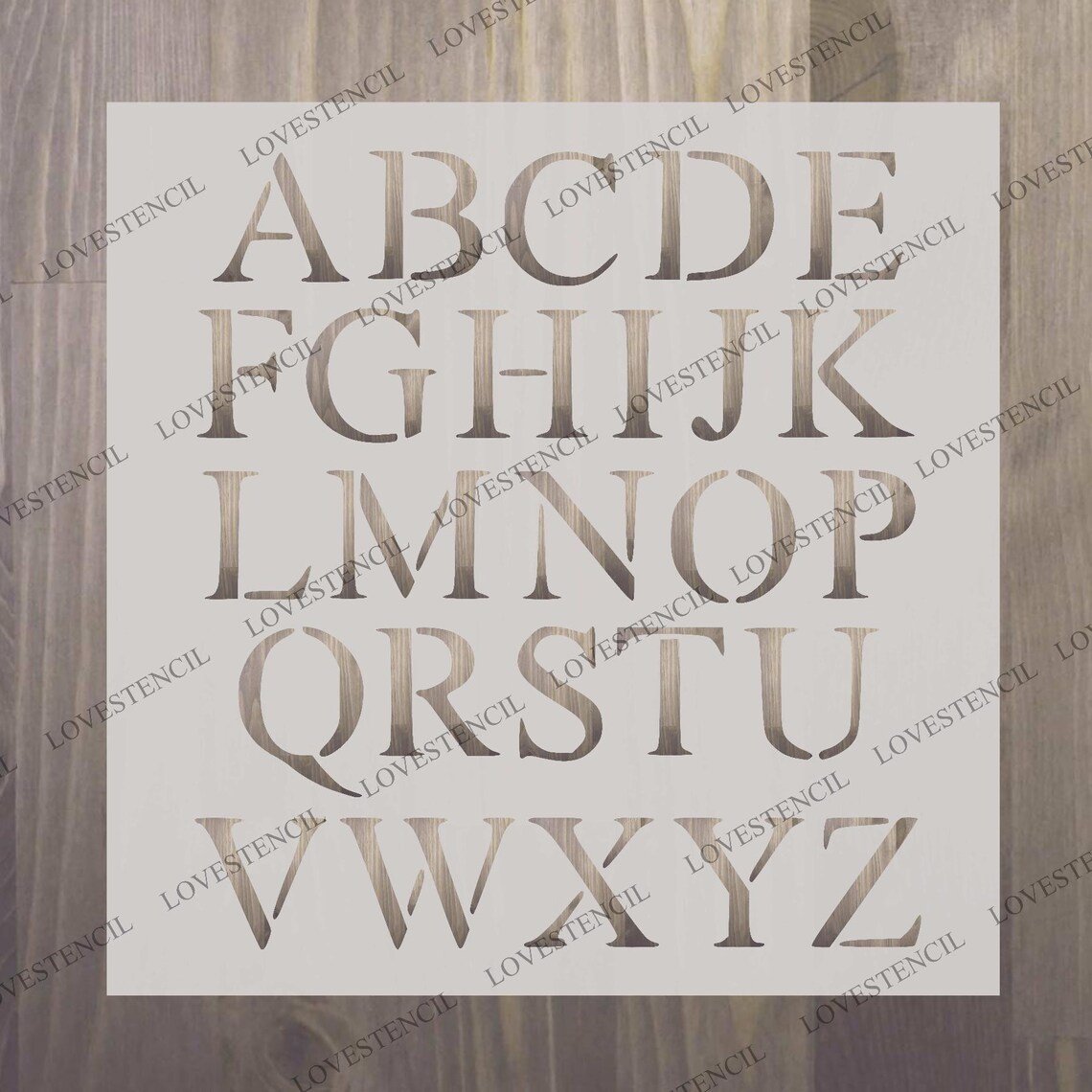 Alphabet Stencils. Small. for Craft - Etsy