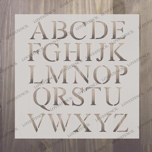 Alphabet Stencils. Small. for Craft - Etsy