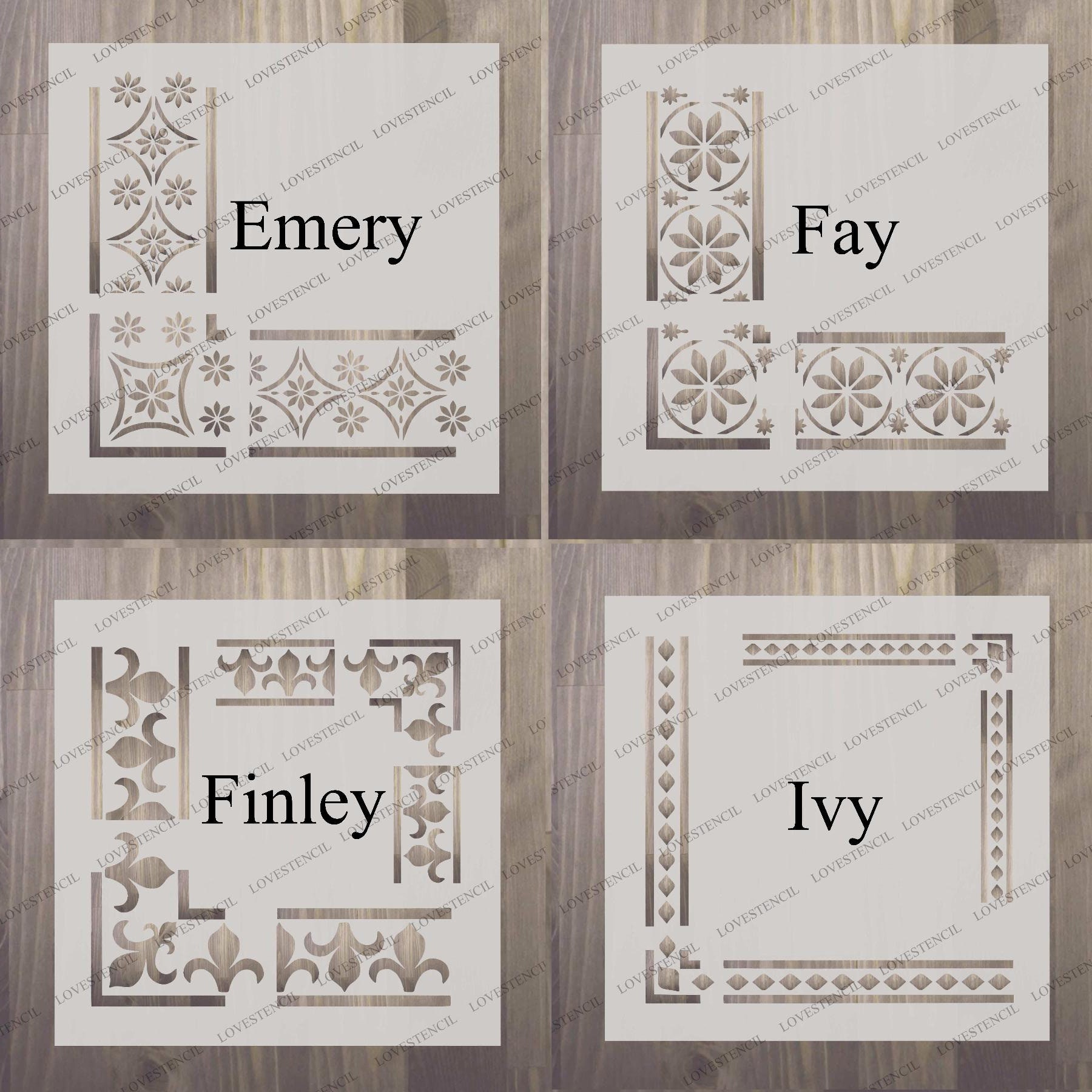 Border Stencils. Small. for Craft. - Etsy