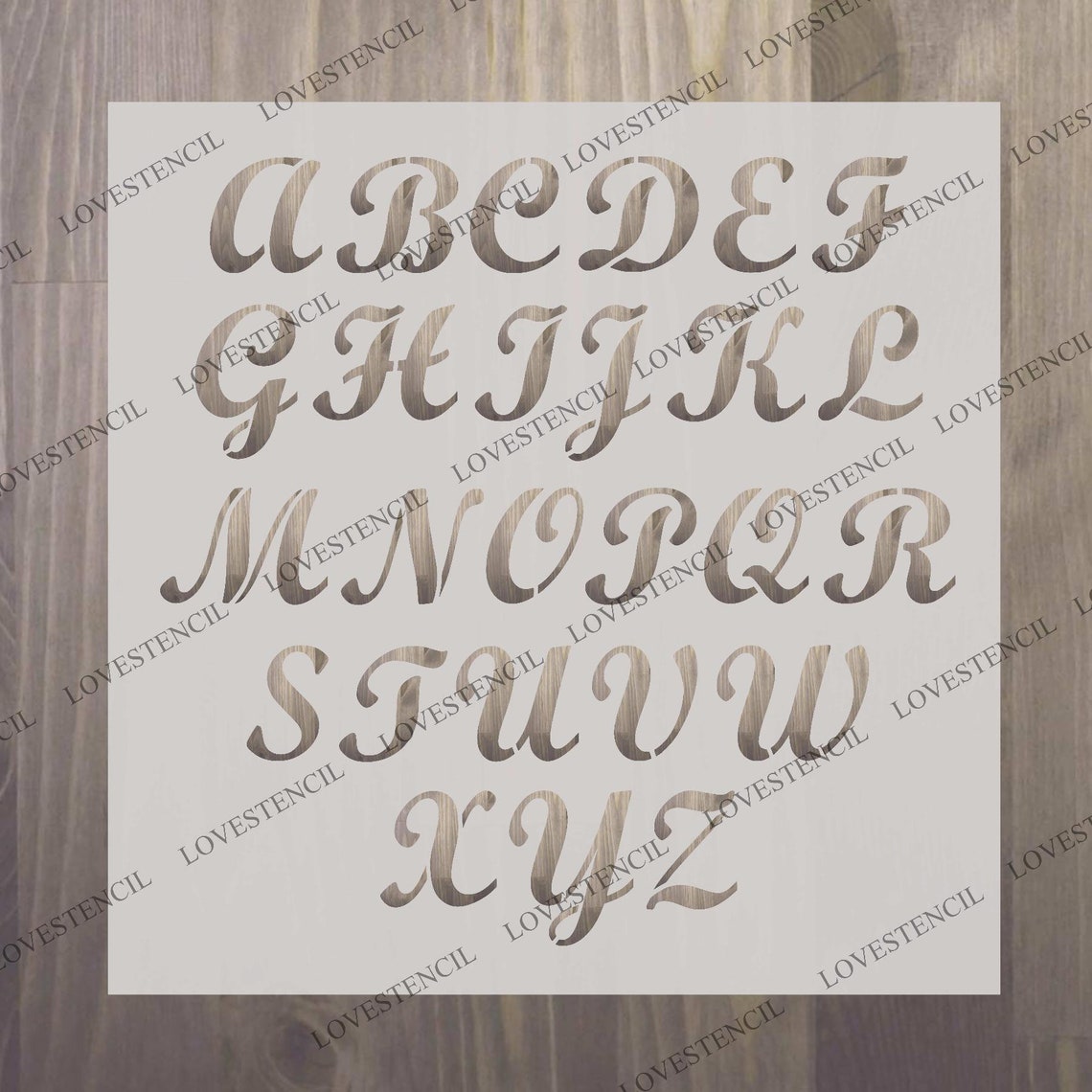 Alphabet Stencils. Small. for Craft - Etsy