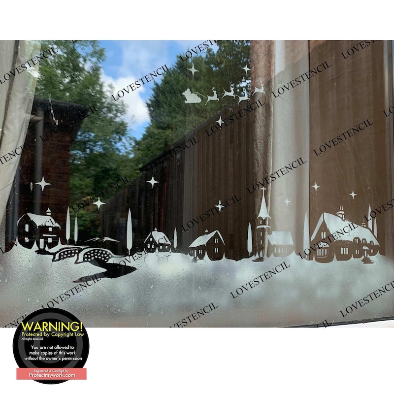 Stencils for Window Snow Spray - Etsy