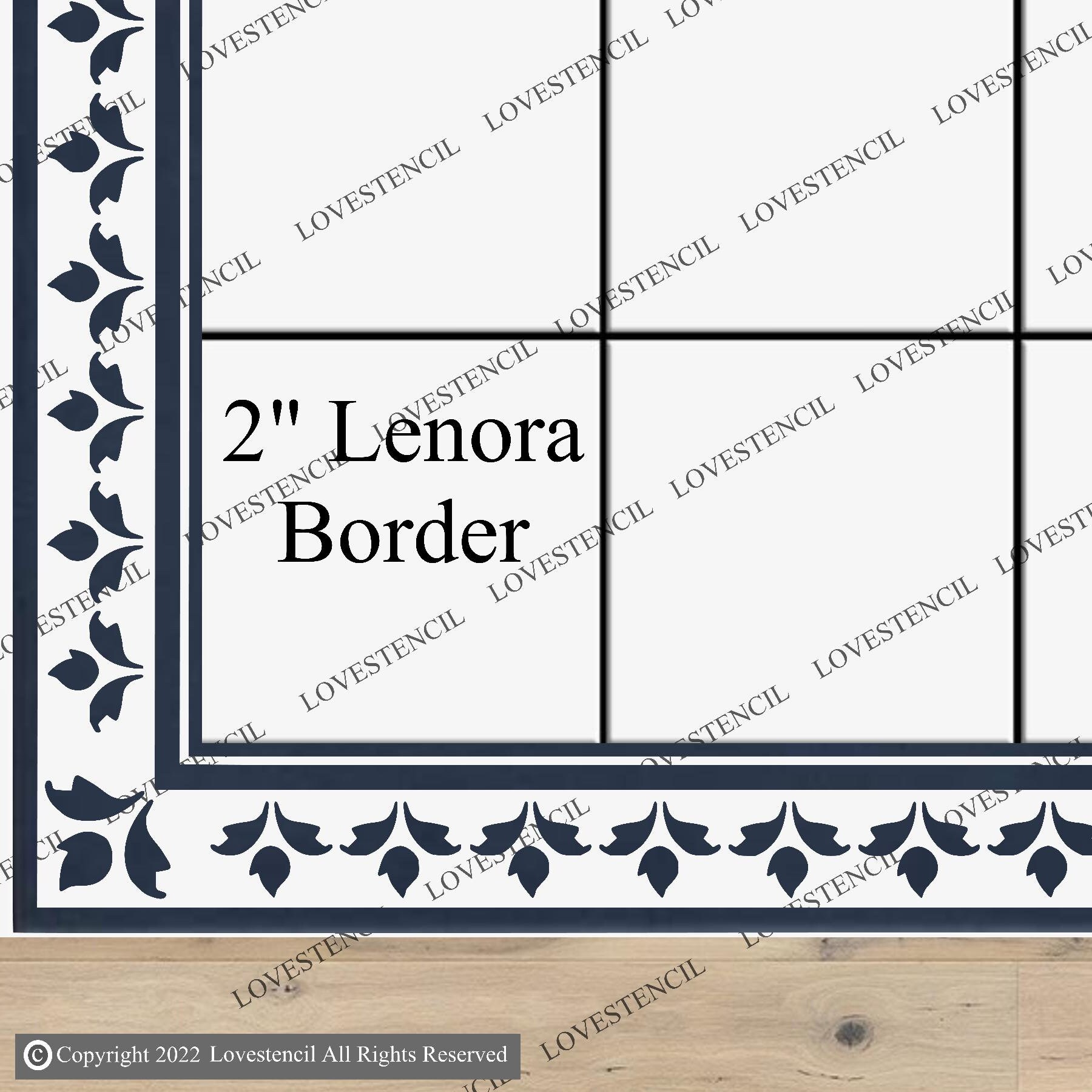 Tile Border/corner Stencils Lovestencil - Etsy
