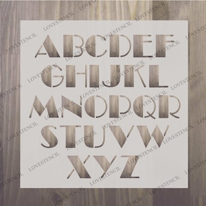 Alphabet Stencils. Small. for Craft - Etsy