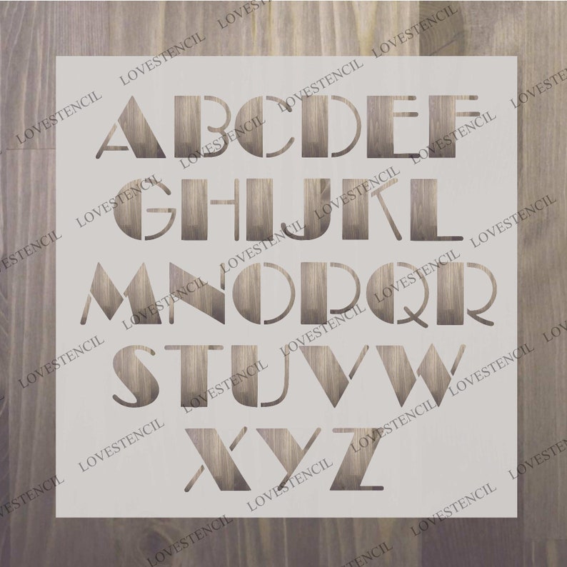 Alphabet Stencils. Small. for Craft - Etsy