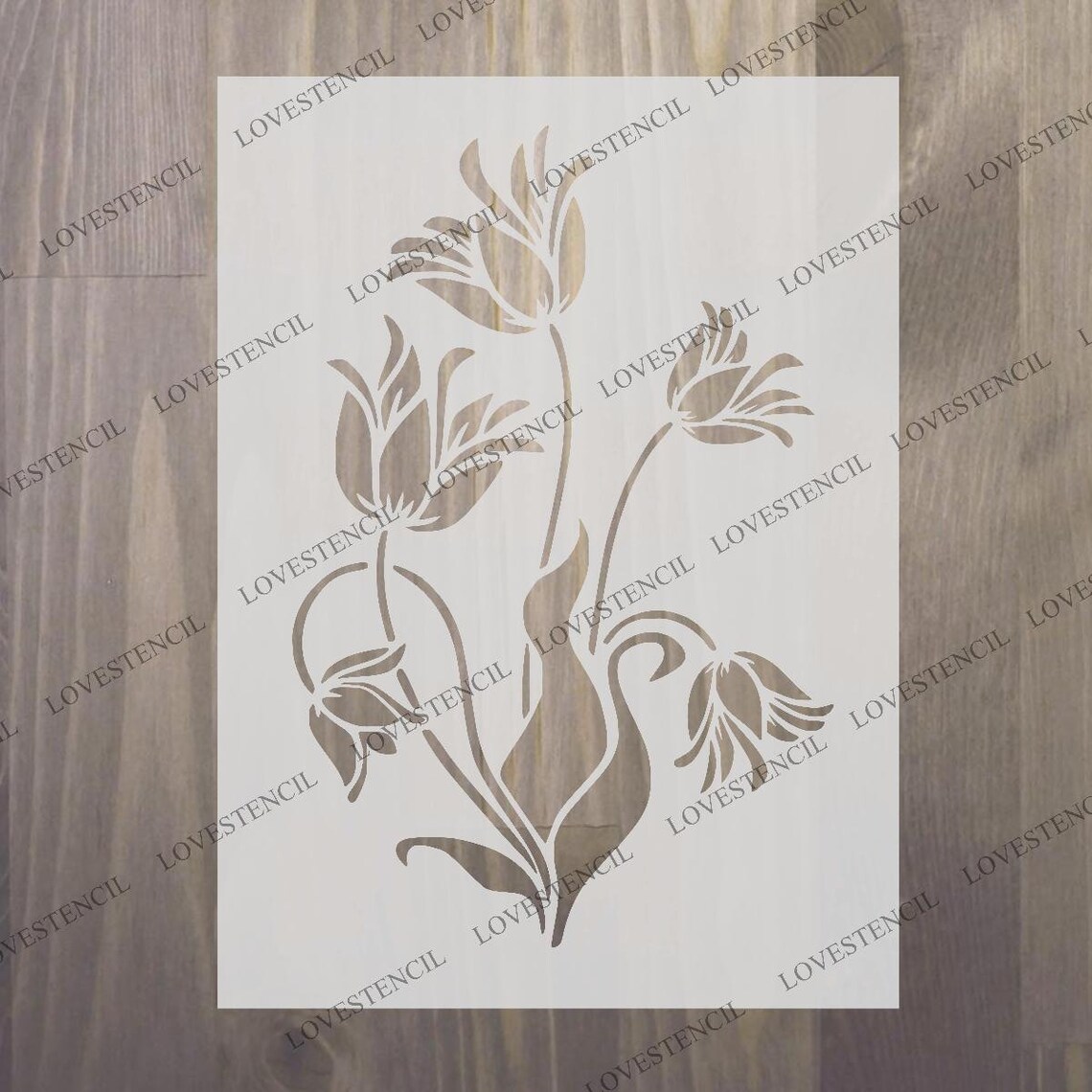 CHOOSE DESIGN A5 Flowers Leaves Plants Stencils. - Etsy UK