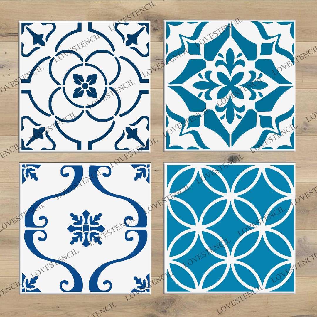 Fliesen Schablonen Lovestencil Badezimmer/Küche/Flure/Böden/Wände - Etsy Schweiz