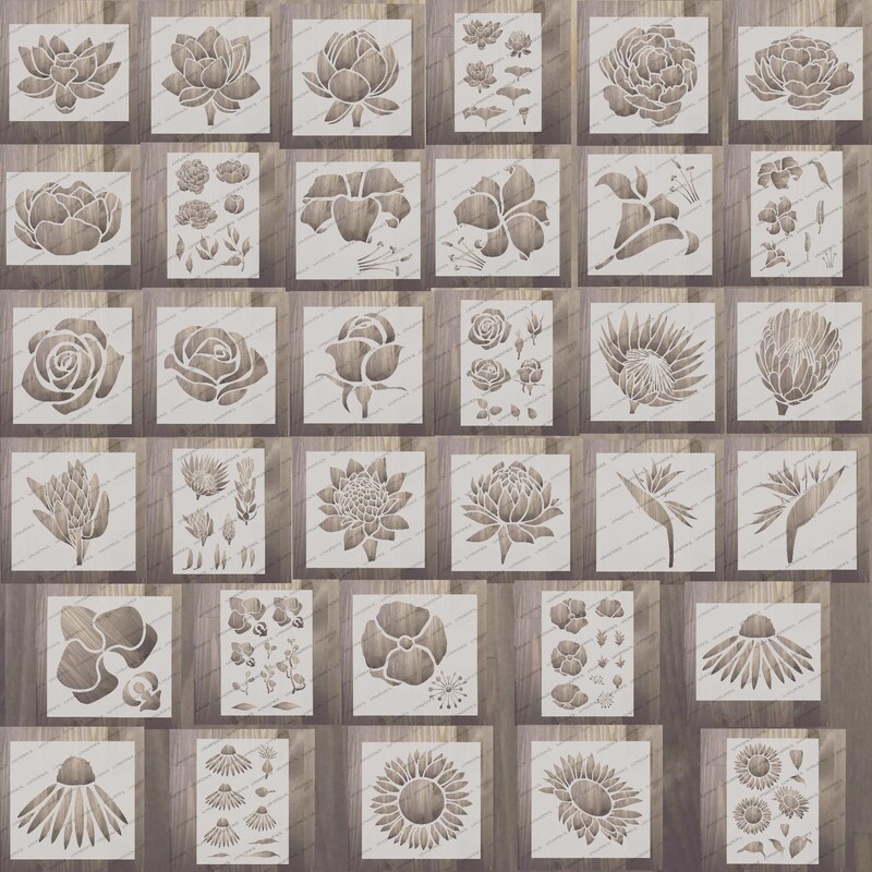 Magnolia Stencils - Etsy