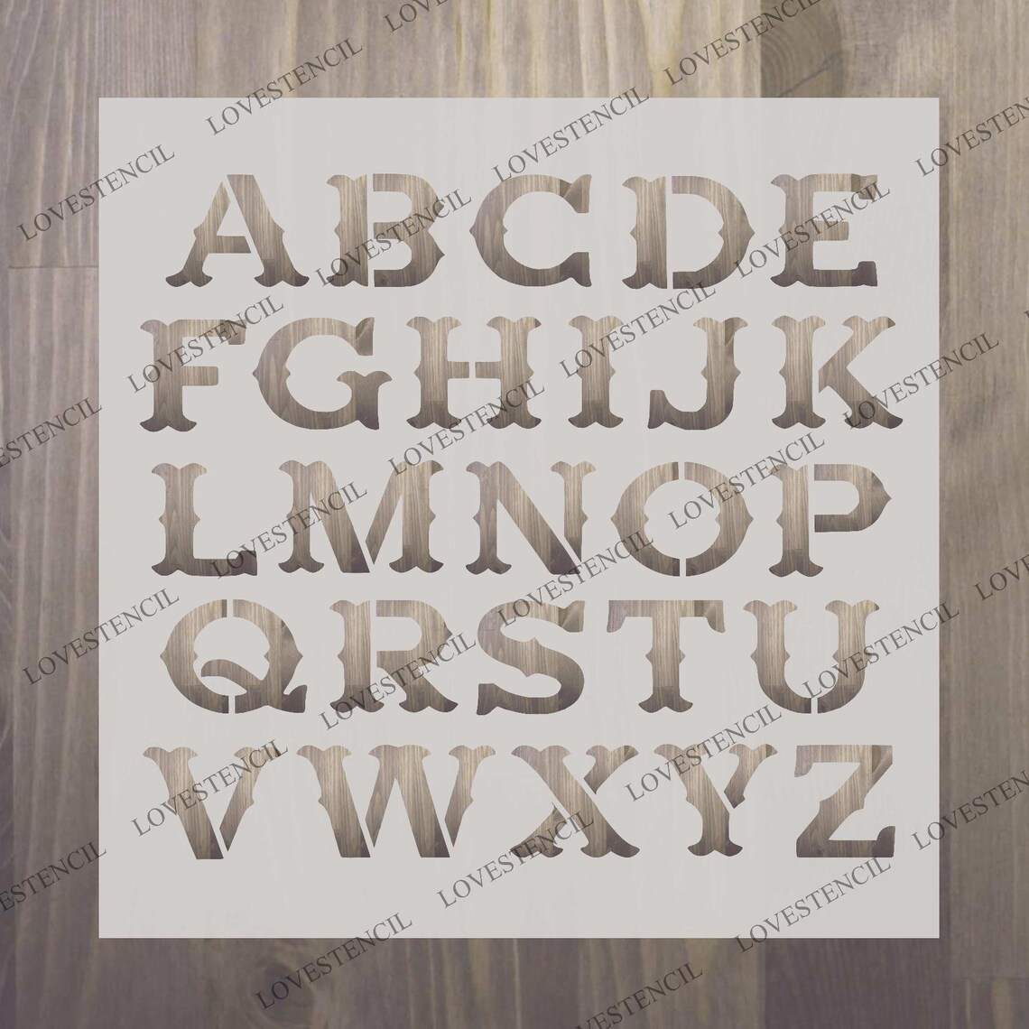 Alphabet Stencils. Small. for Craft - Etsy