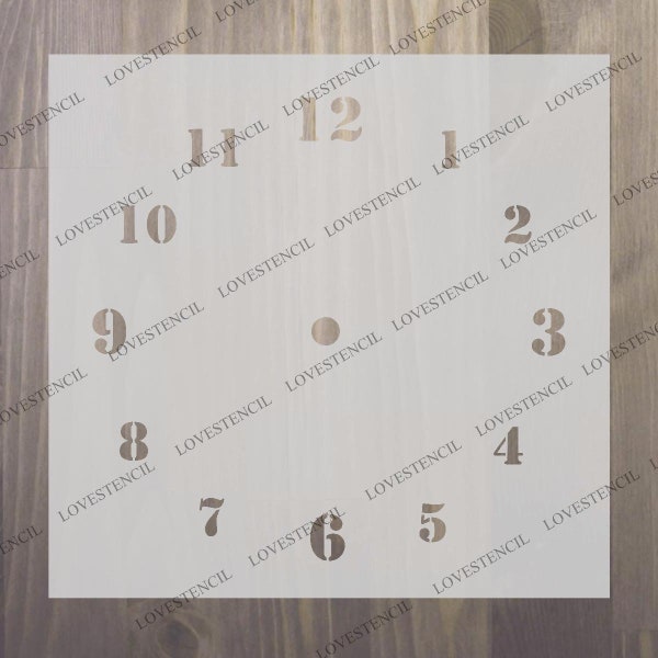 Clock Stencils - Etsy
